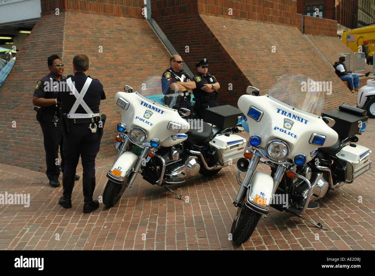 Boston police motorcycles hi-res stock photography and images - Alamy