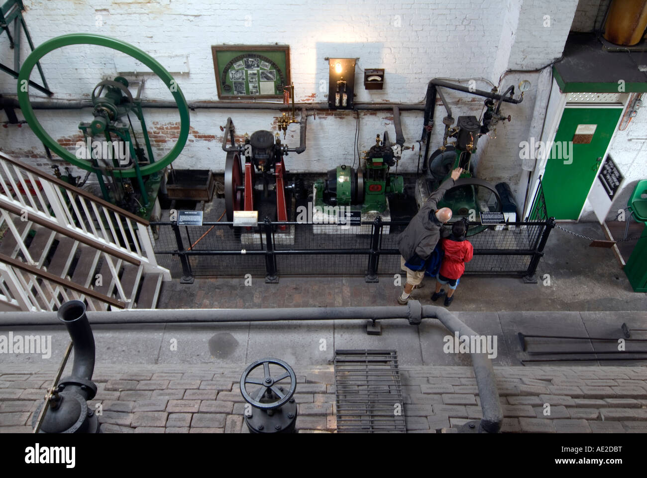 Claverton Pumping Station on the Kennet and Avon Canal near Bath Stock ...