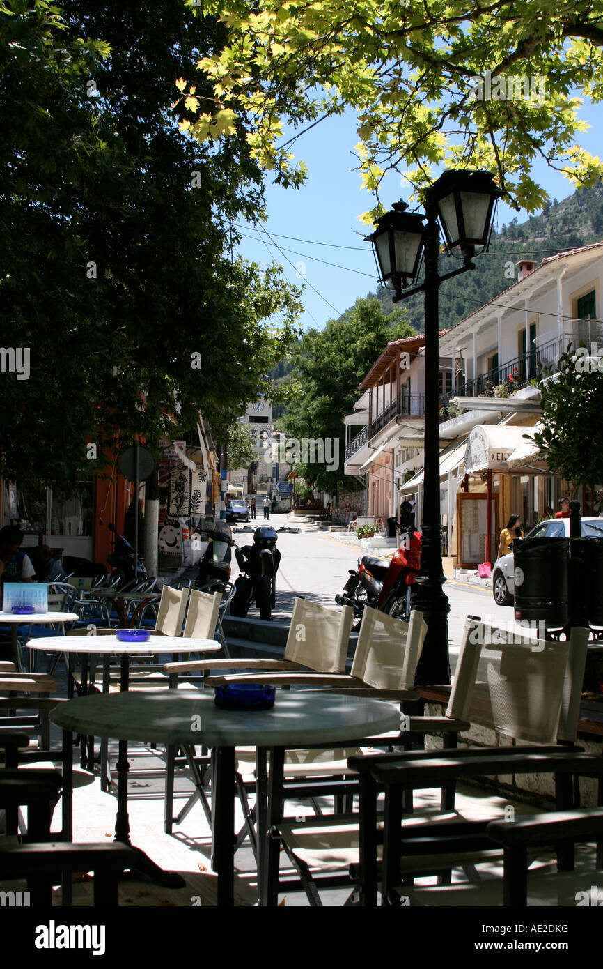 Lefkada town square hi-res stock photography and images - Alamy