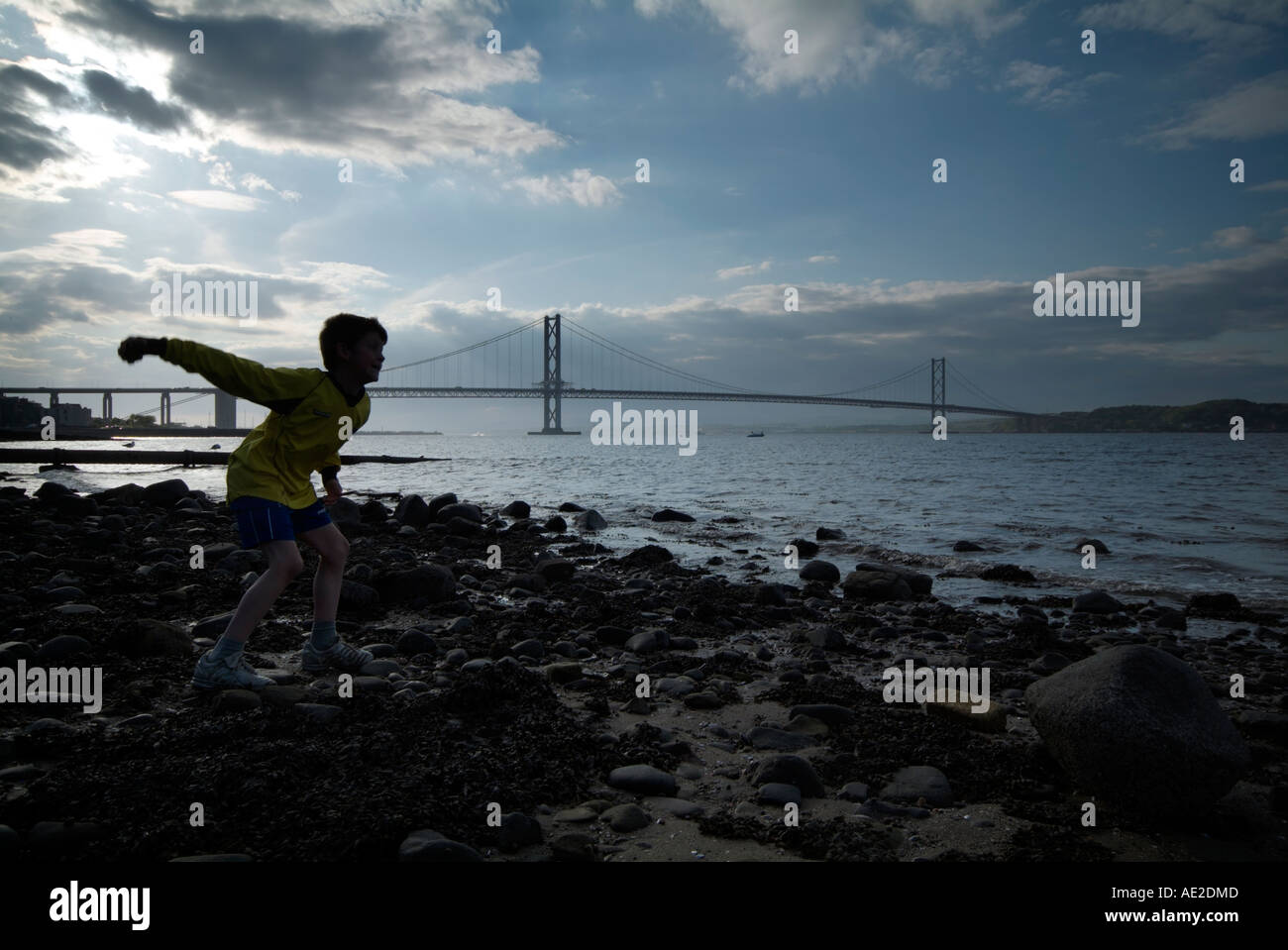 Throw stones in the sea hi-res stock photography and images - Alamy
