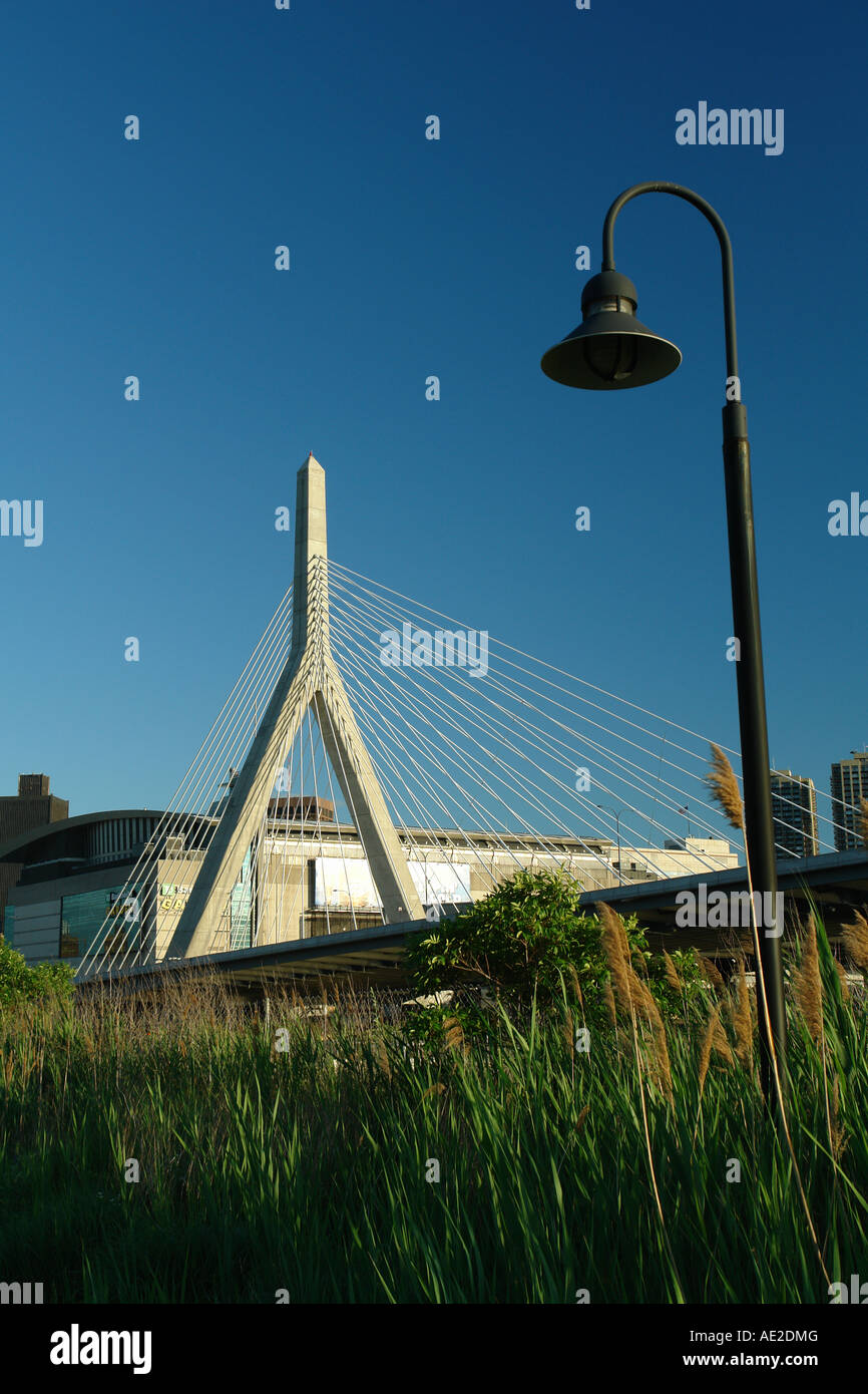 AJD59014, Boston, MA, Massachusetts, Downtown, Charles River Bridge ...