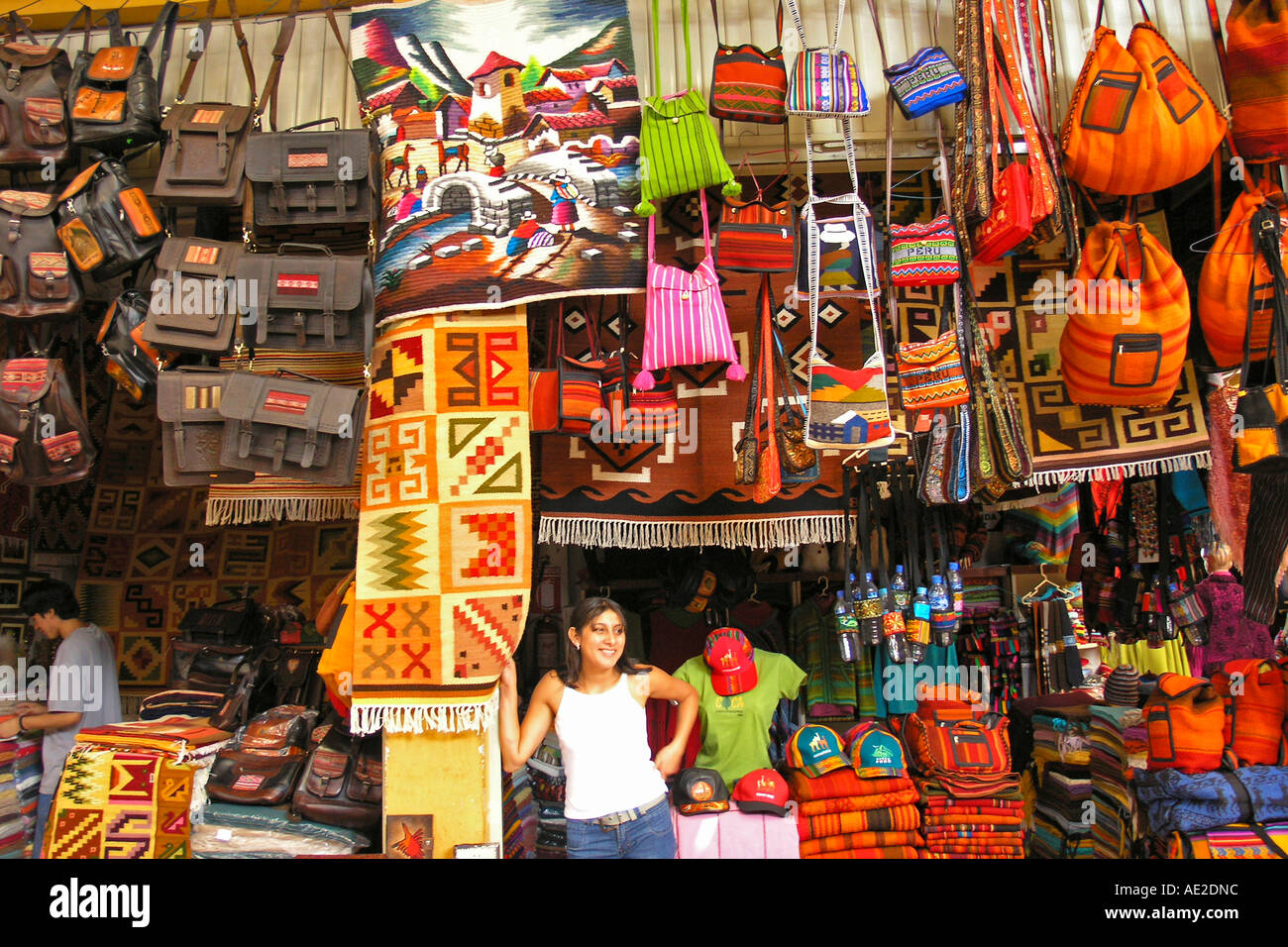 Inca market. Lima. Perú Stock Photo - Alamy
