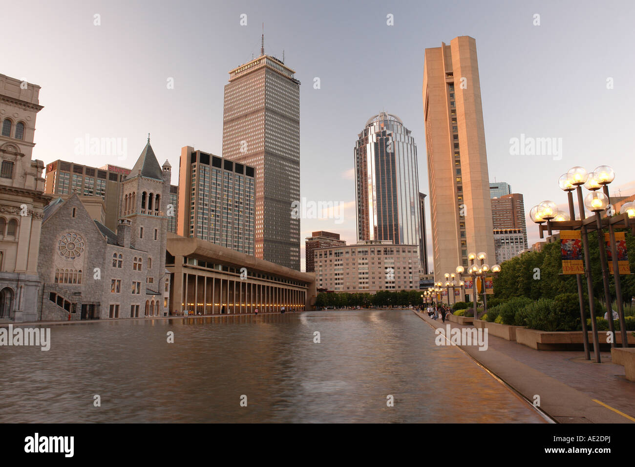 AJD59020, Boston, MA, Massachusetts, Downtown, skyline, Prudential ...