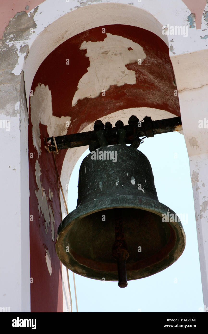 Damaged belltower kefalonia hi-res stock photography and images - Alamy