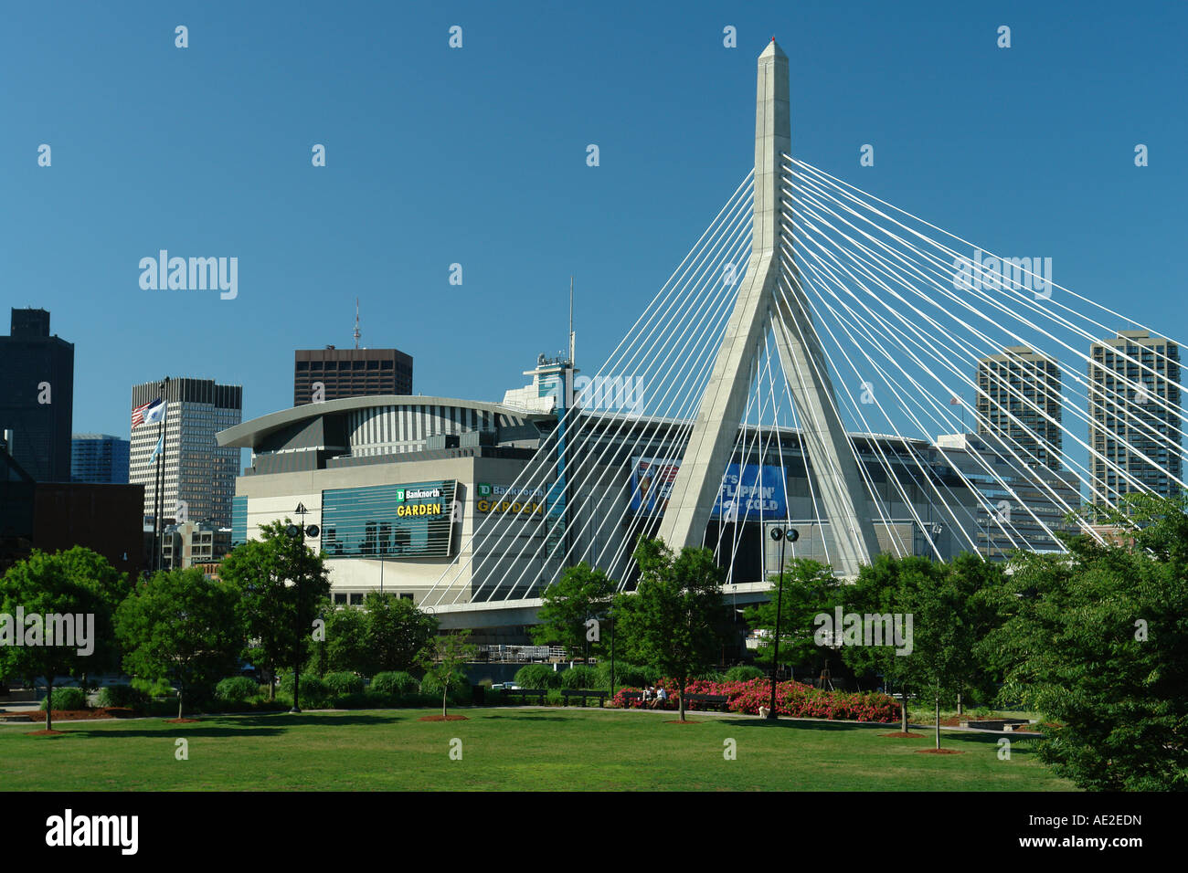 AJD59086, Boston, MA, Massachusetts, Downtown, Charles River Bridge ...