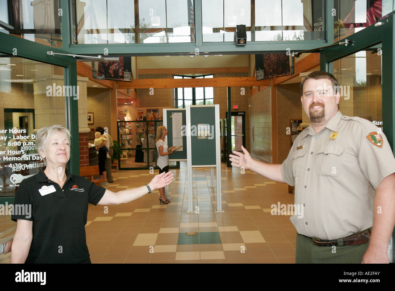 Indiana Porter,Visitors Center,centre,information,brochure brochures ...