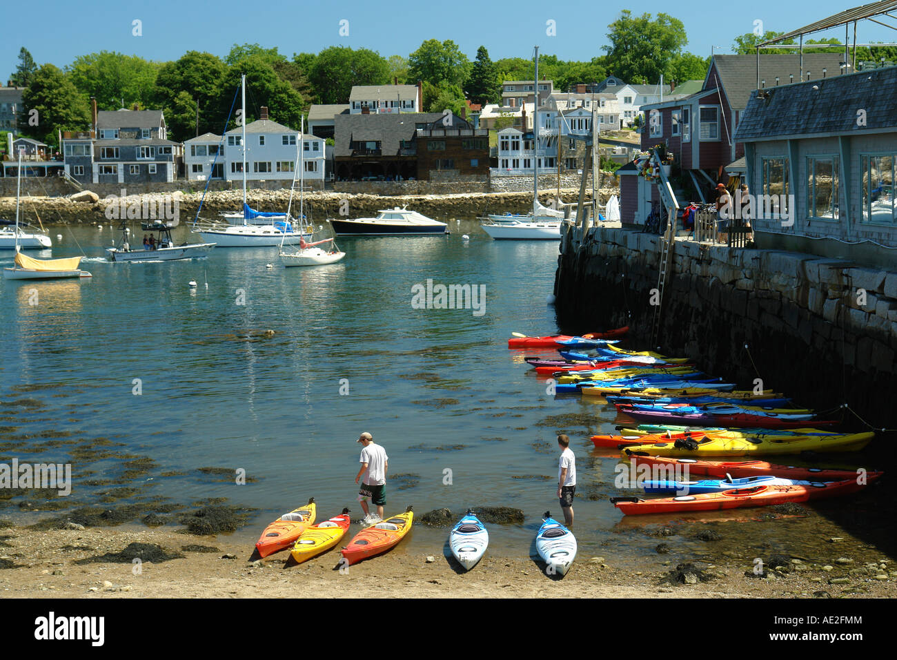AJD59180, Rockport, MA, Massachusetts, Cape Ann, harbor Stock Photo - Alamy