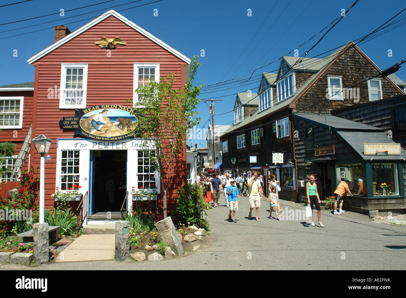 AJD59183, Rockport, MA, Massachusetts, Cape Ann, village Stock Photo ...