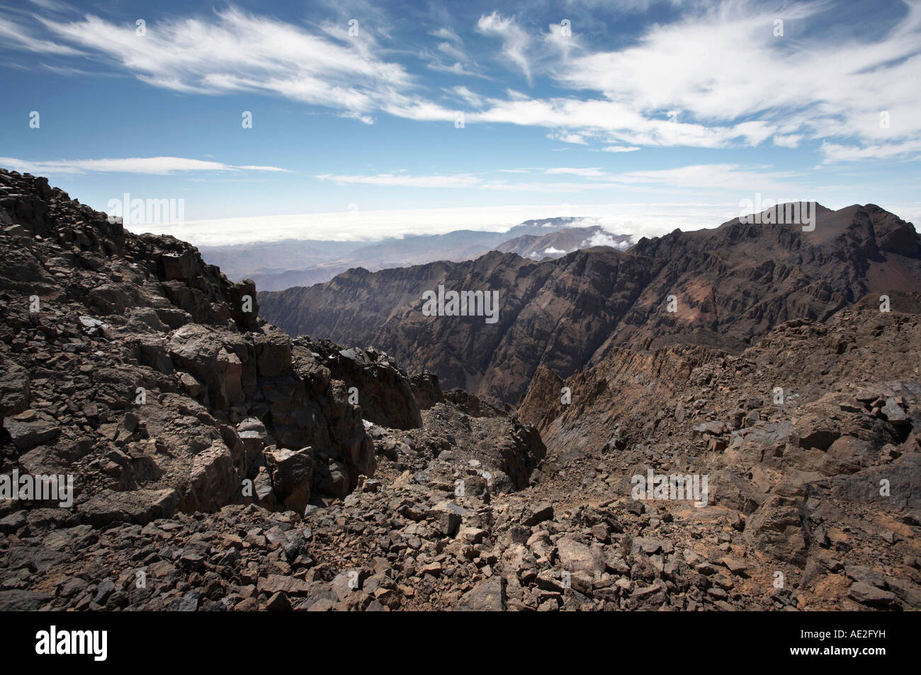 Jebel toubkal summit hi-res stock photography and images - Alamy