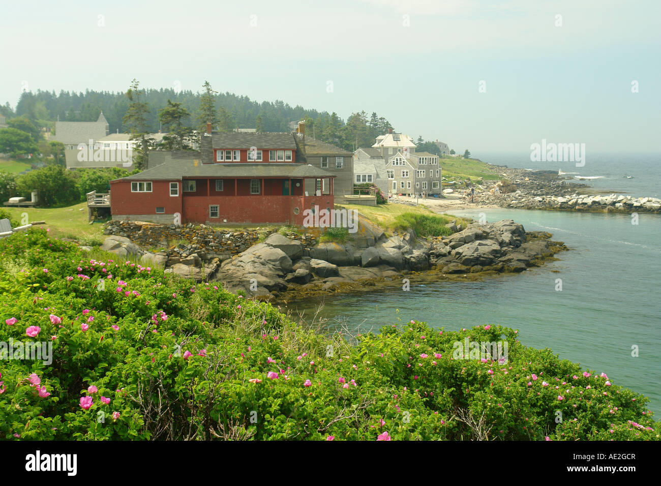 AJD59235, Monhegan Island, ME, Maine Stock Photo - Alamy