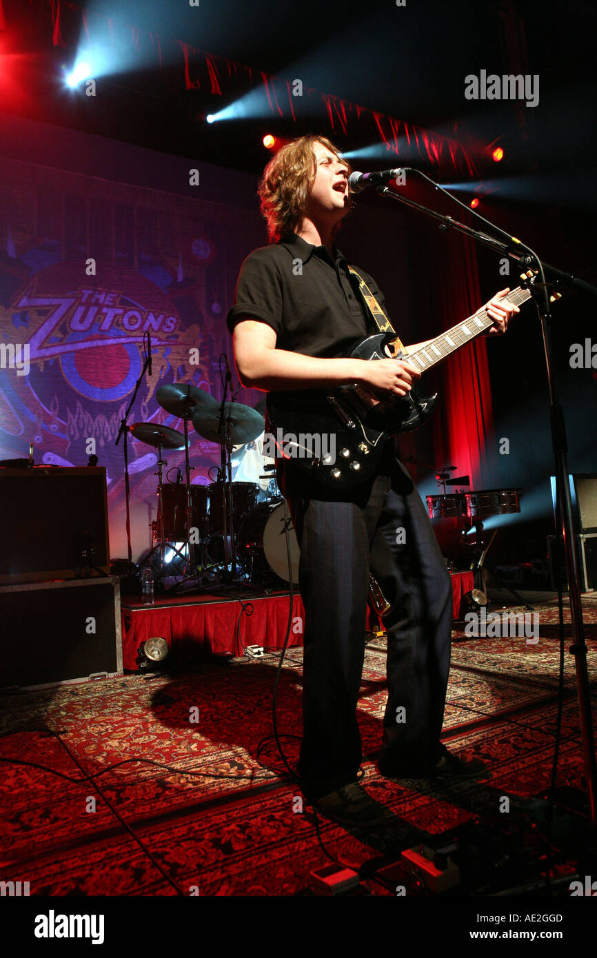 Dave McCabe of The Zutons live at the hall For Cornwall Truro UK Stock ...