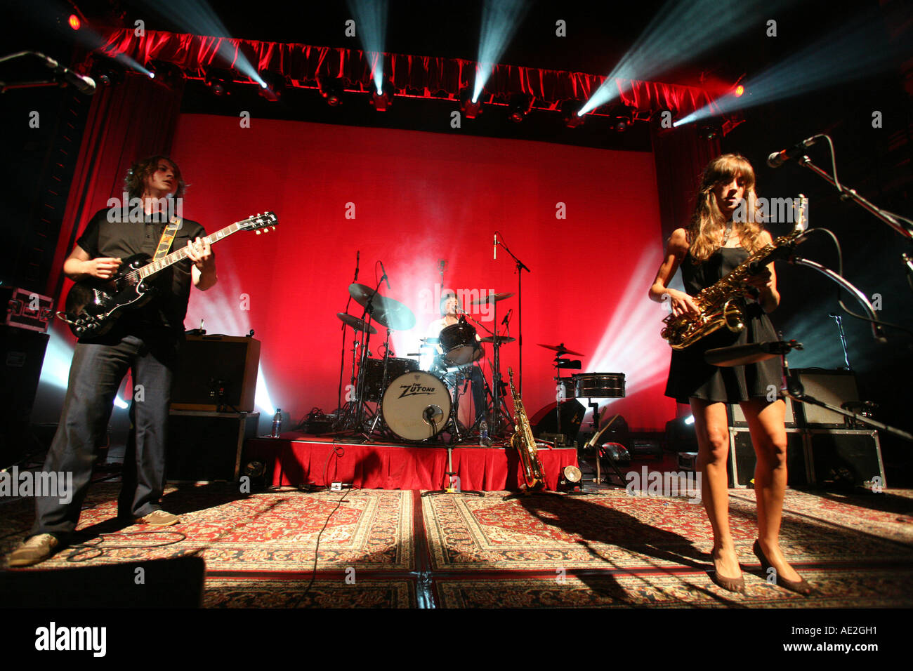 The Zutons live at the hall For Cornwall Truro UK Stock Photo - Alamy