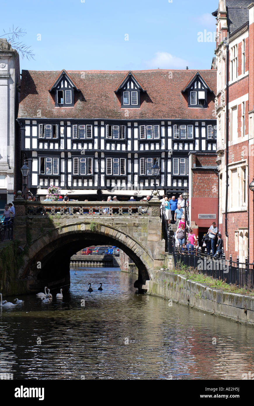 Lincoln england high bridge hi-res stock photography and images - Alamy