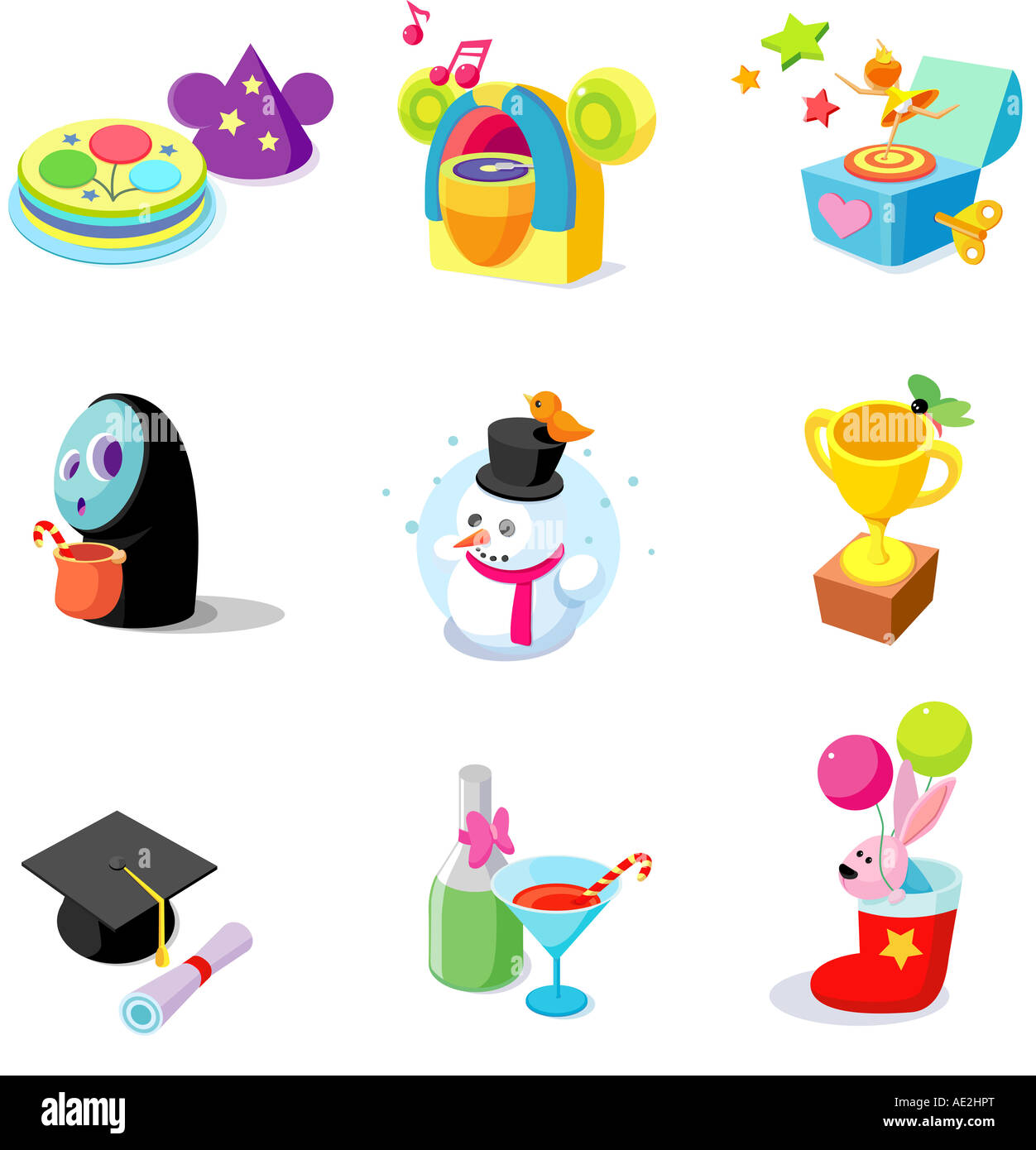 Close-up of a group of objects Stock Photo - Alamy