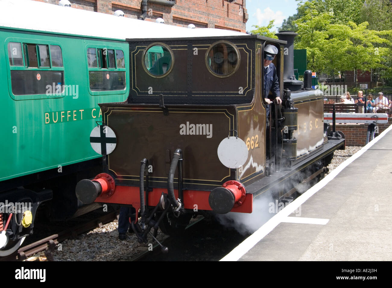 Ex LB and SCR Terrier No 662 'Martello' visiting the Spa Valley Railway ...
