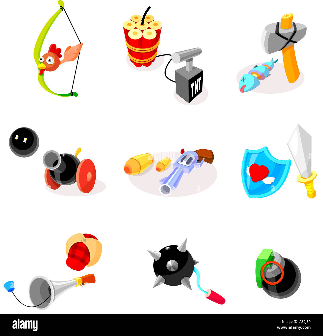 Types of weapons hi-res stock photography and images - Alamy