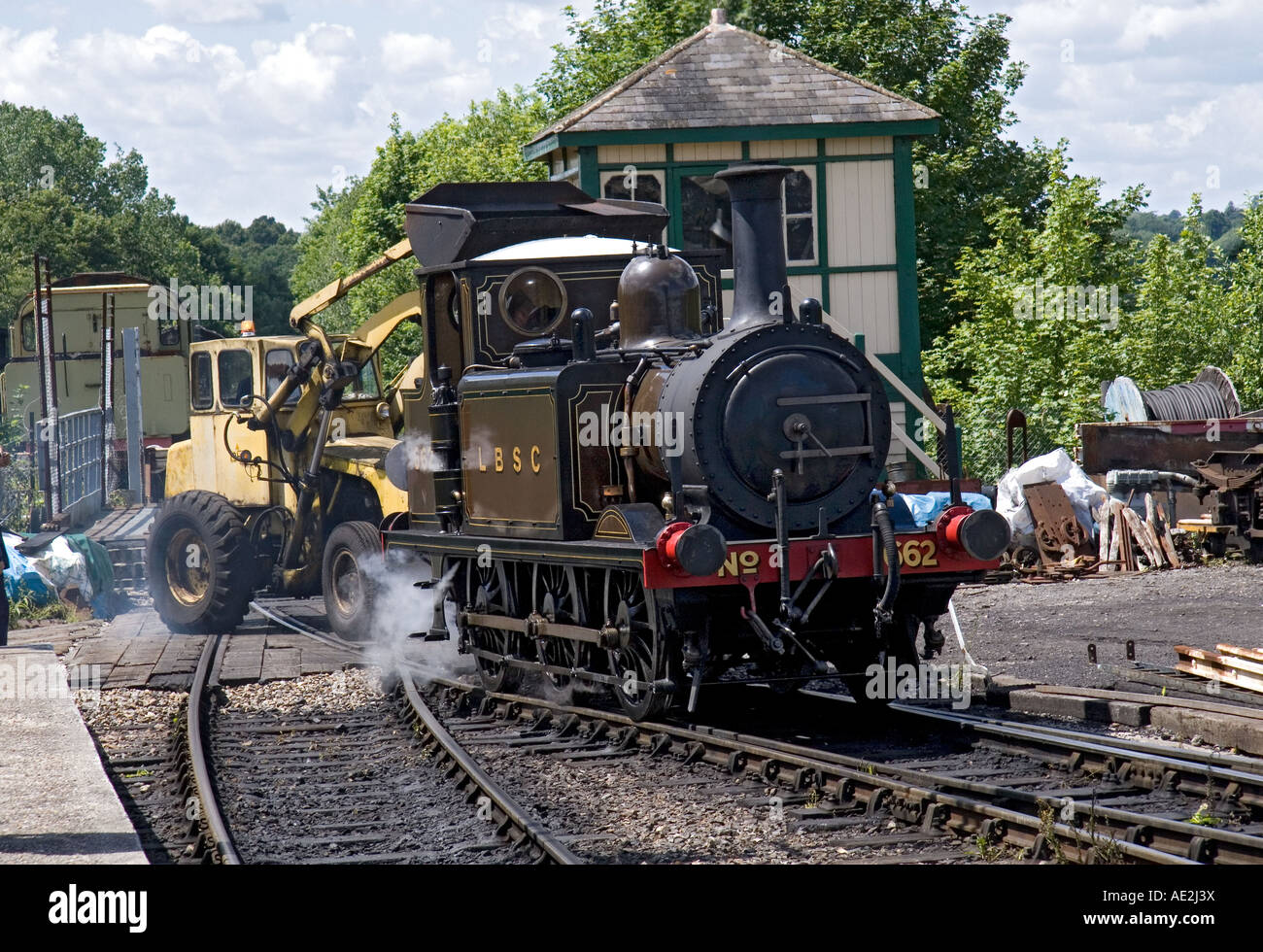 Ex LB and SCR Terrier No 662 'Martello' visiting the Spa Valley Railway ...