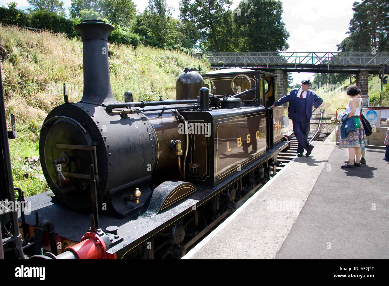 Ex LB and SCR Terrier No 662 'Martello' visiting the Spa Valley Railway ...