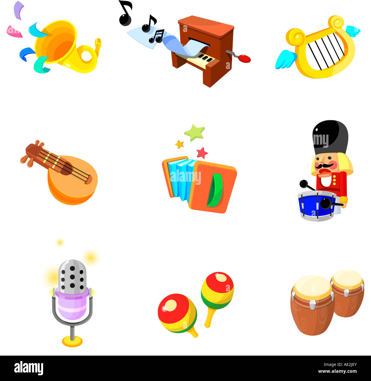 Music note in star Cut Out Stock Images & Pictures - Alamy