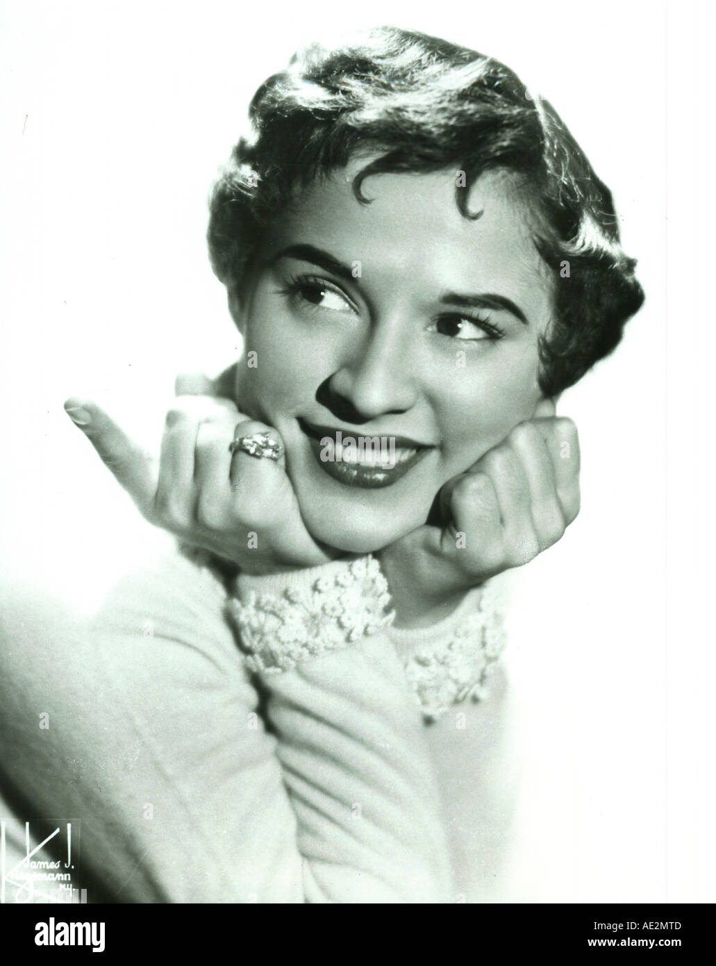 JONI JAMES US singer in the 1950s Stock Photo - Alamy