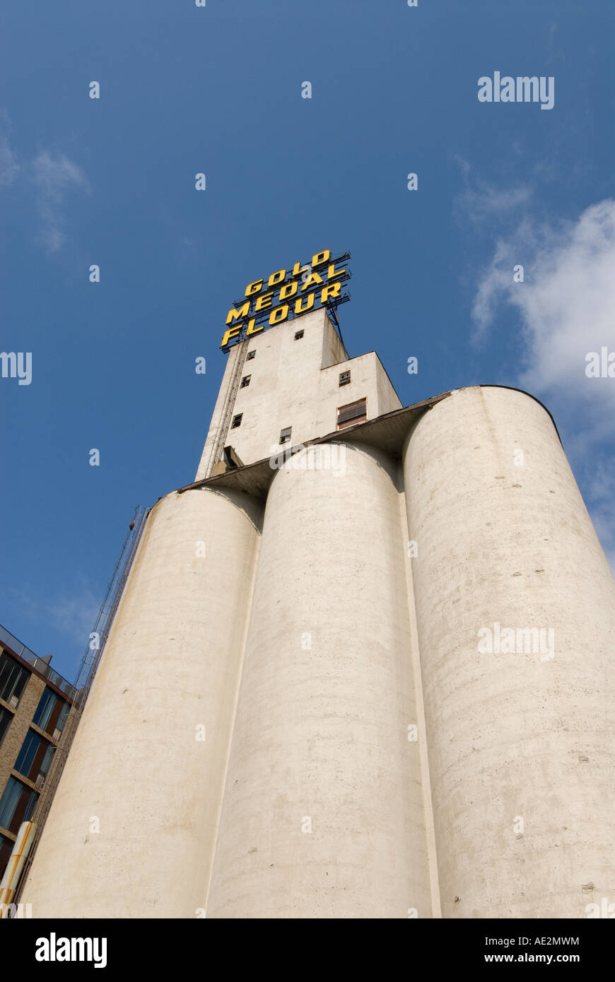 Minnesota Minneapolis Mill City Museum showing flour milling history in ...