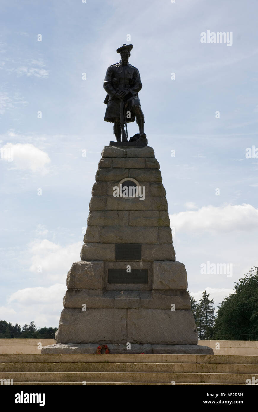 51st (Highland) Division Monument Stock Photo - Alamy