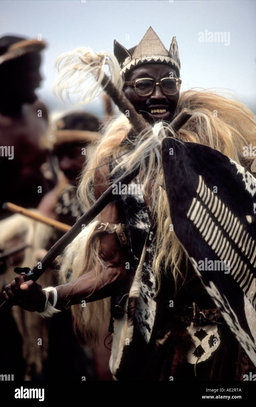South Africa Kwa Zulu Natal Reenactment of the battle of Isandlwana ...