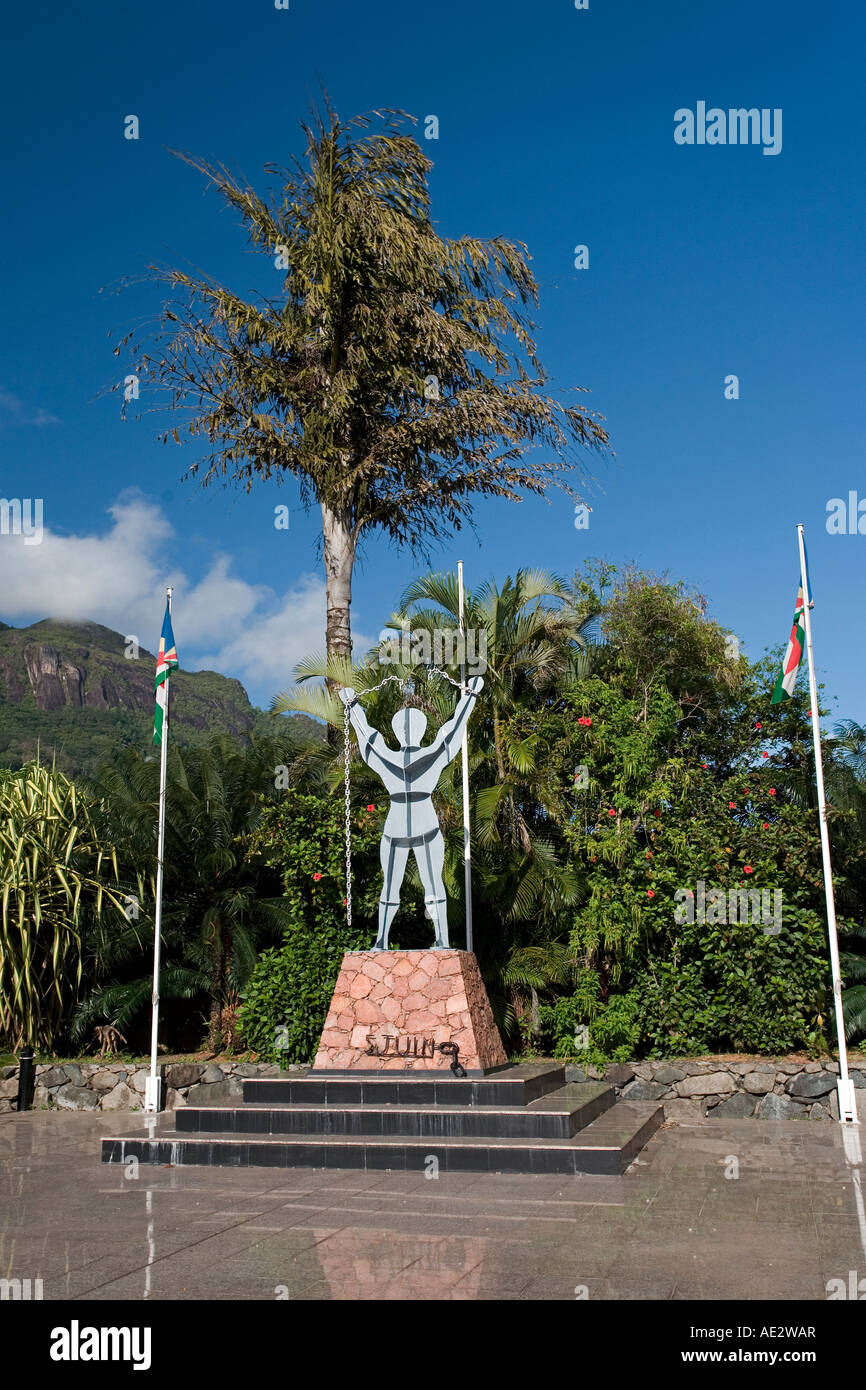 Independence Monument Victoria Mahe Island Seychelles Stock Photo - Alamy