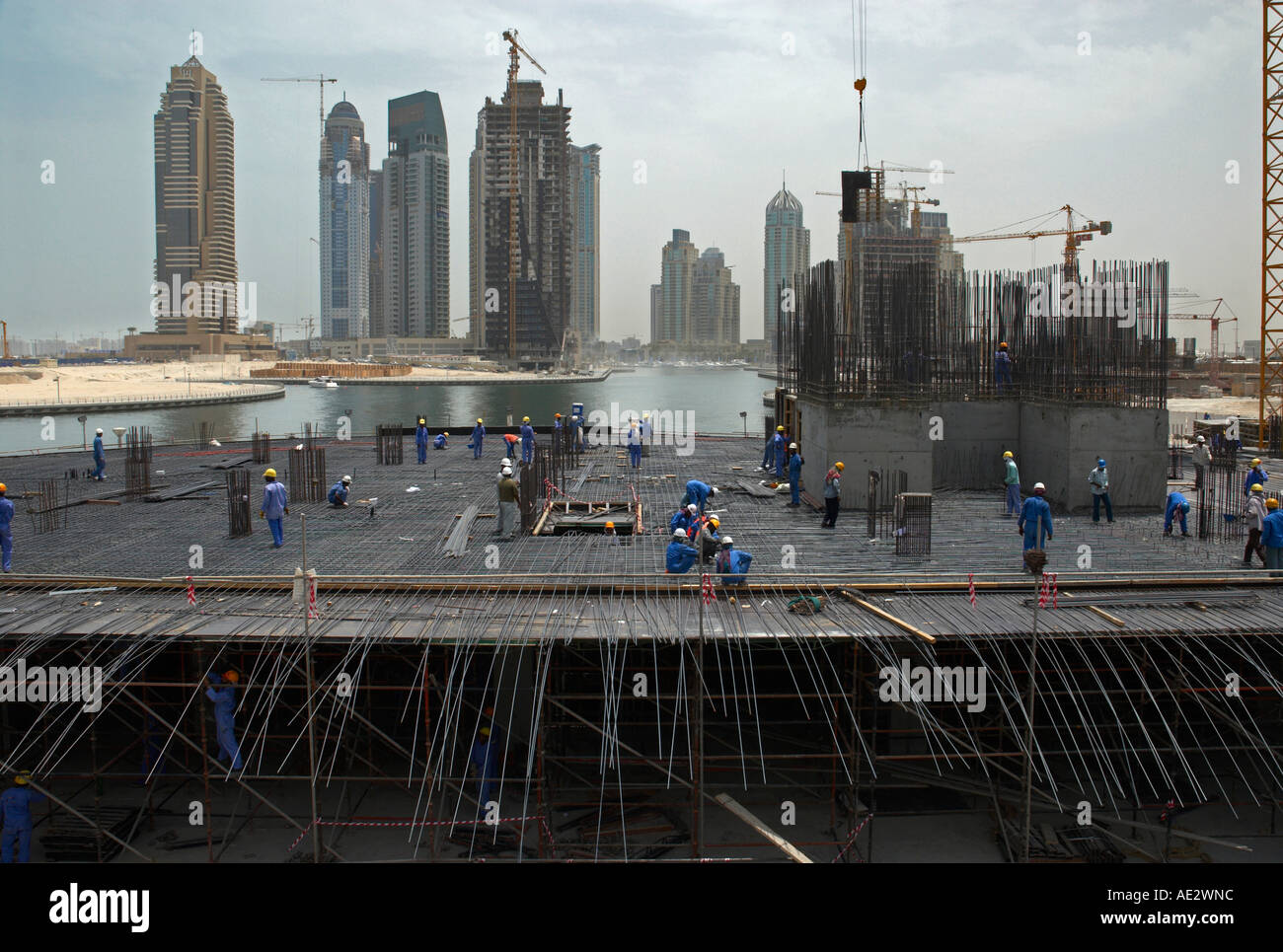 Hotel Construction Site Dubai United Arab Emirates Stock Photo - Alamy