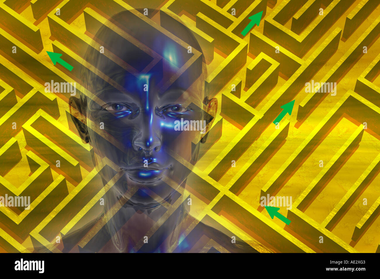 Artificial intelligence solving problems hi-res stock photography and ...