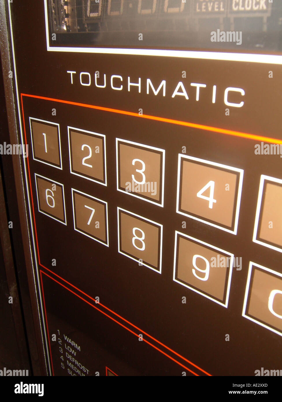 Microwave controls hi-res stock photography and images - Alamy