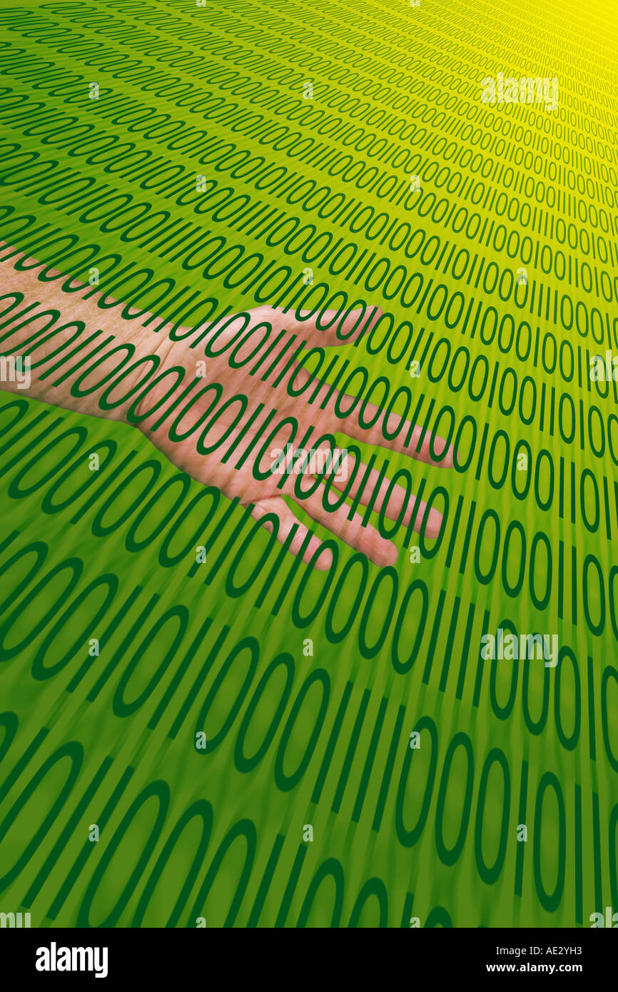 Information at your fingertips Stock Photo - Alamy