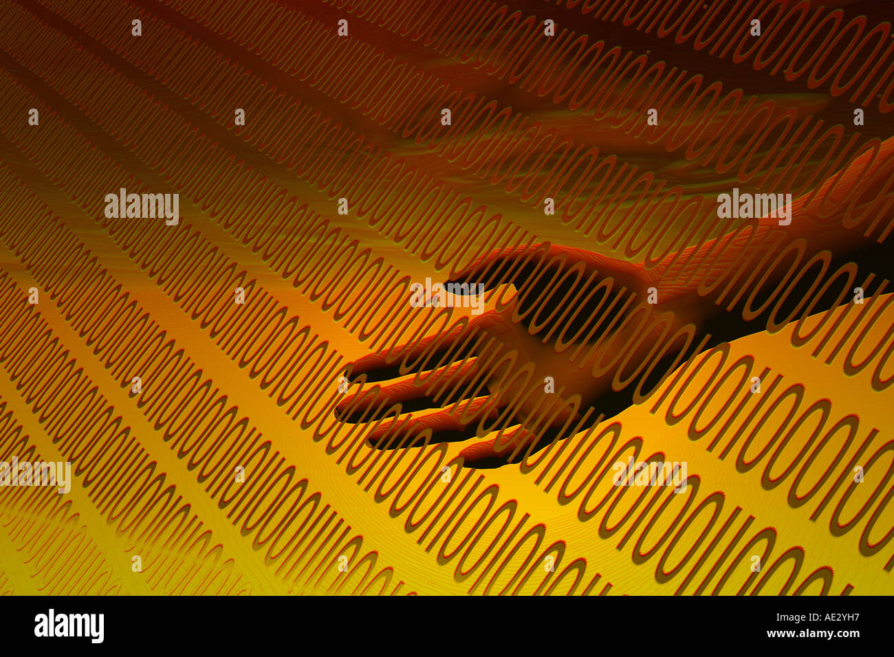Information at your fingertips Stock Photo - Alamy