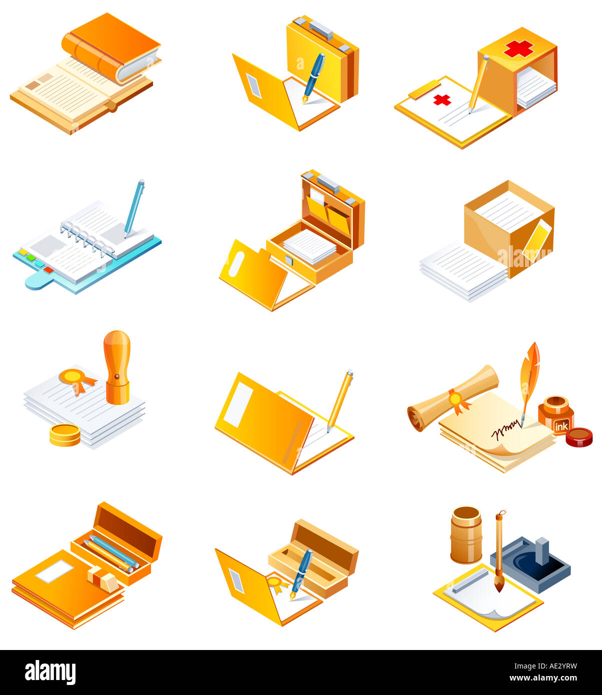 Different types of note pads Stock Photo - Alamy