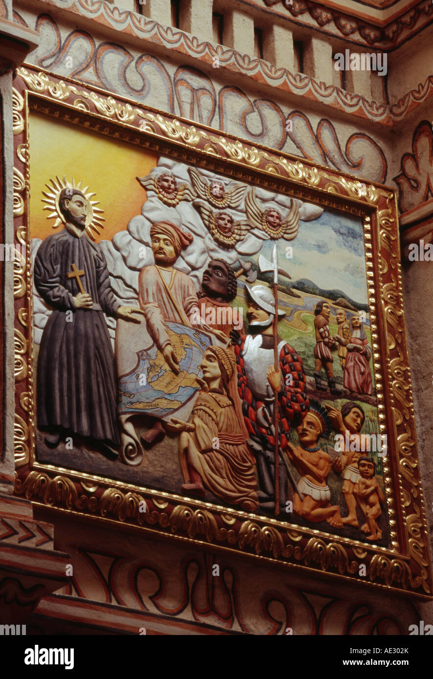 Jesuit Mission Church - San Javier BOLIVIA Stock Photo - Alamy