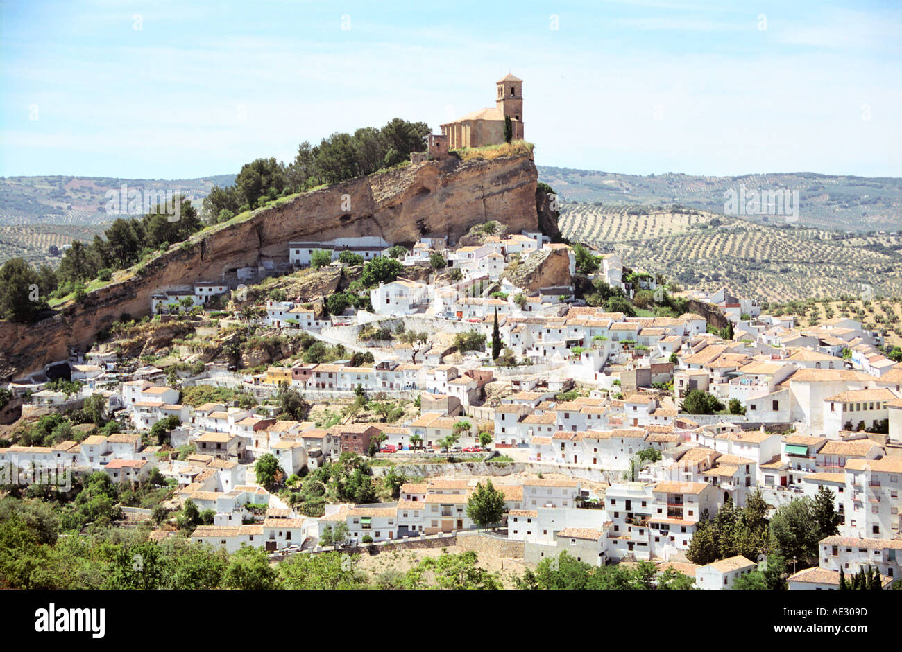 Montefrio white villages Spain Stock Photo - Alamy