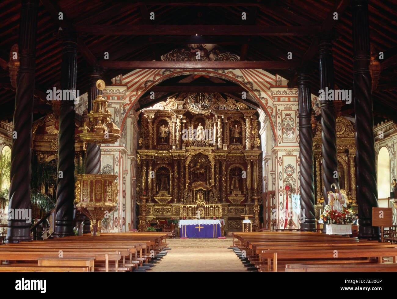 Jesuit Mission - San Miguel de Velasco, Santa Cruz, BOLIVIA Stock Photo ...