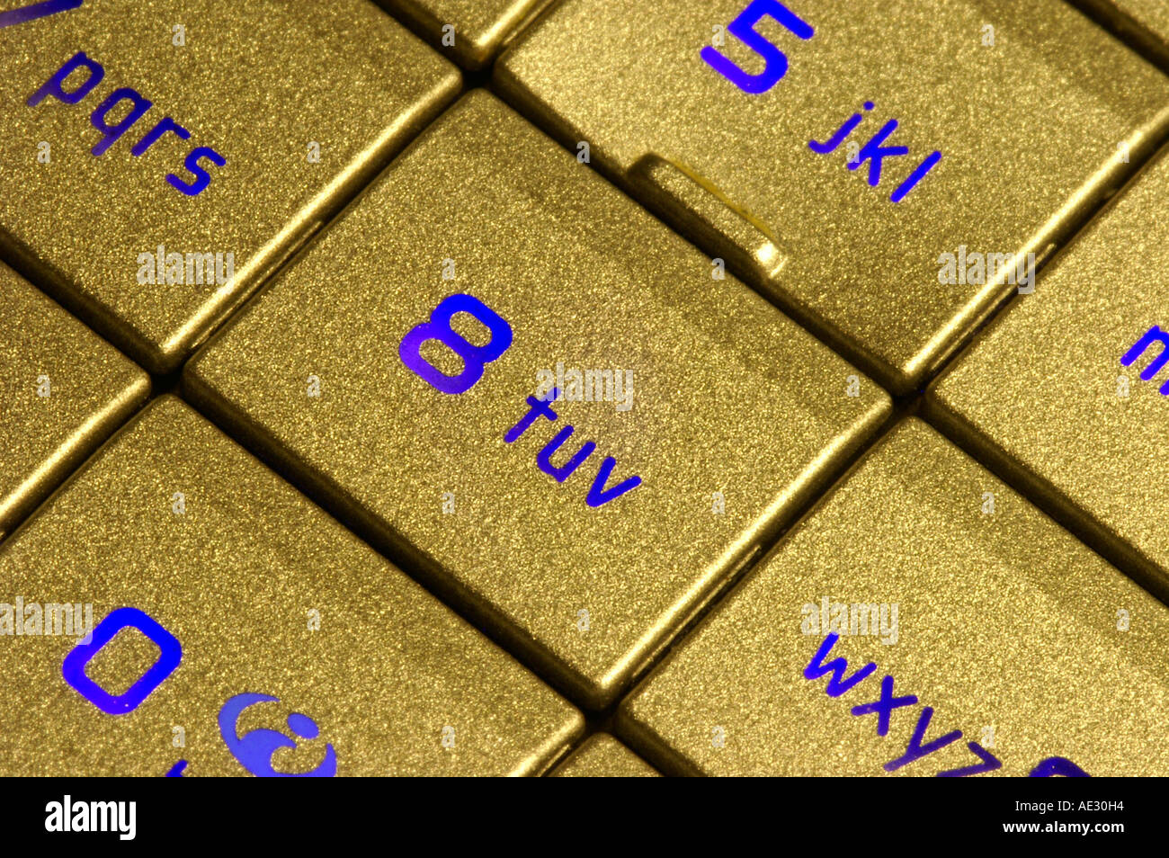 Mobile phone keyboard Stock Photo - Alamy