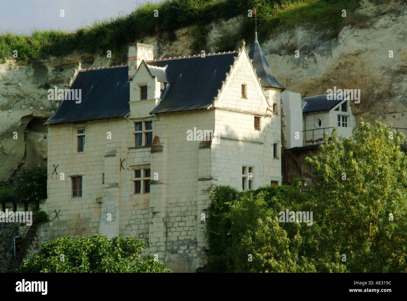 Loire valley troglodyte caves hi-res stock photography and images - Alamy
