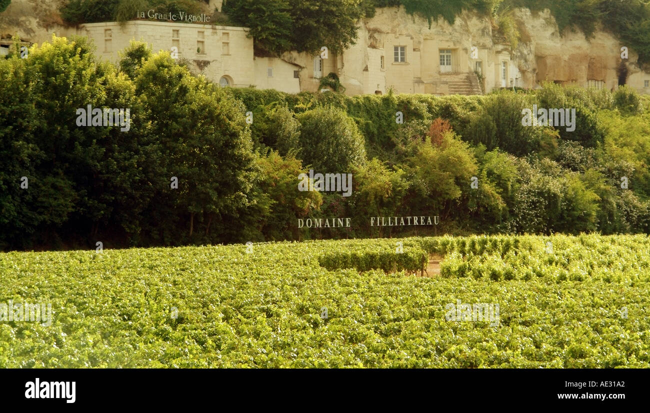 Loire valley troglodyte caves hi-res stock photography and images - Alamy