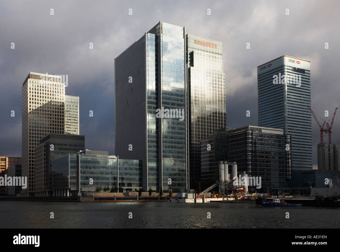 Canada Square, Canary Wharf, Docklands, London, England Stock Photo - Alamy
