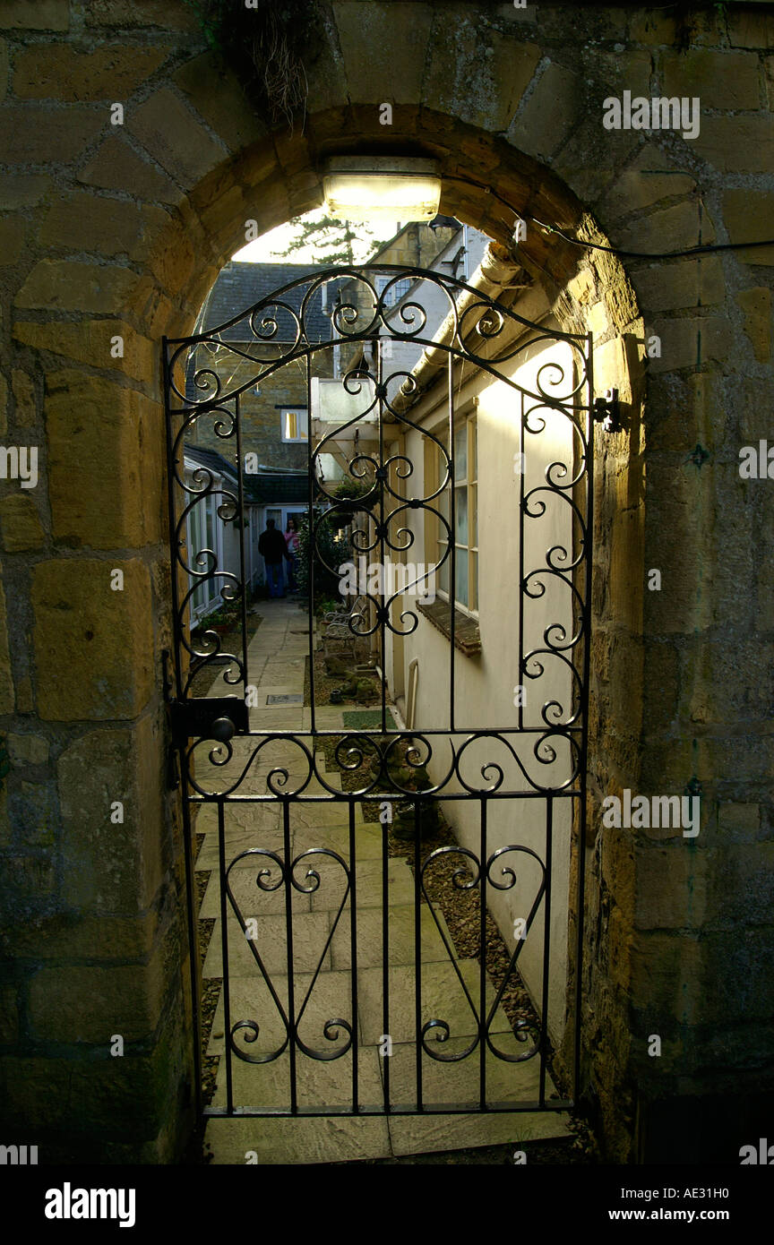 Forged gate hi-res stock photography and images - Alamy