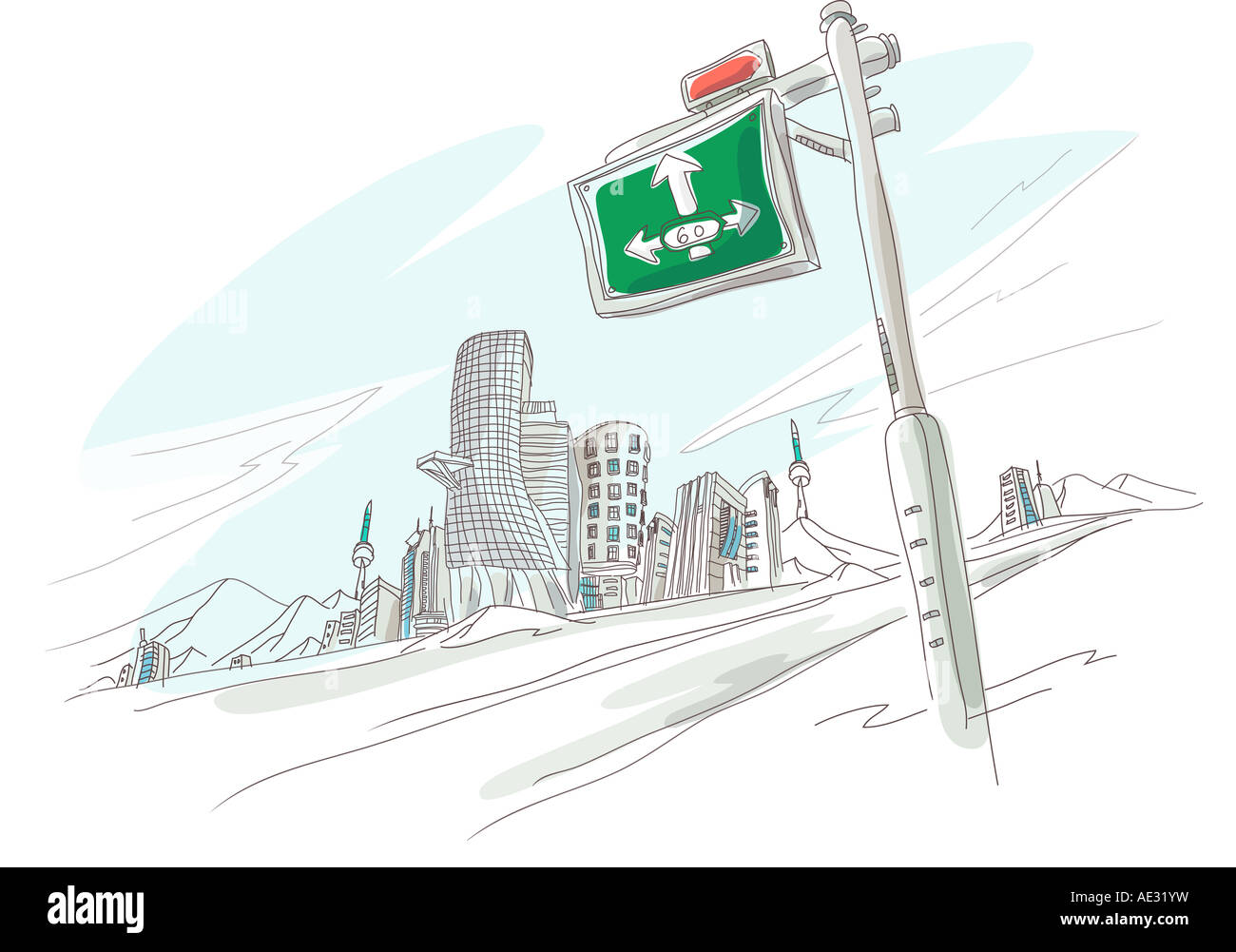 Low angle tower view Cut Out Stock Images & Pictures - Alamy