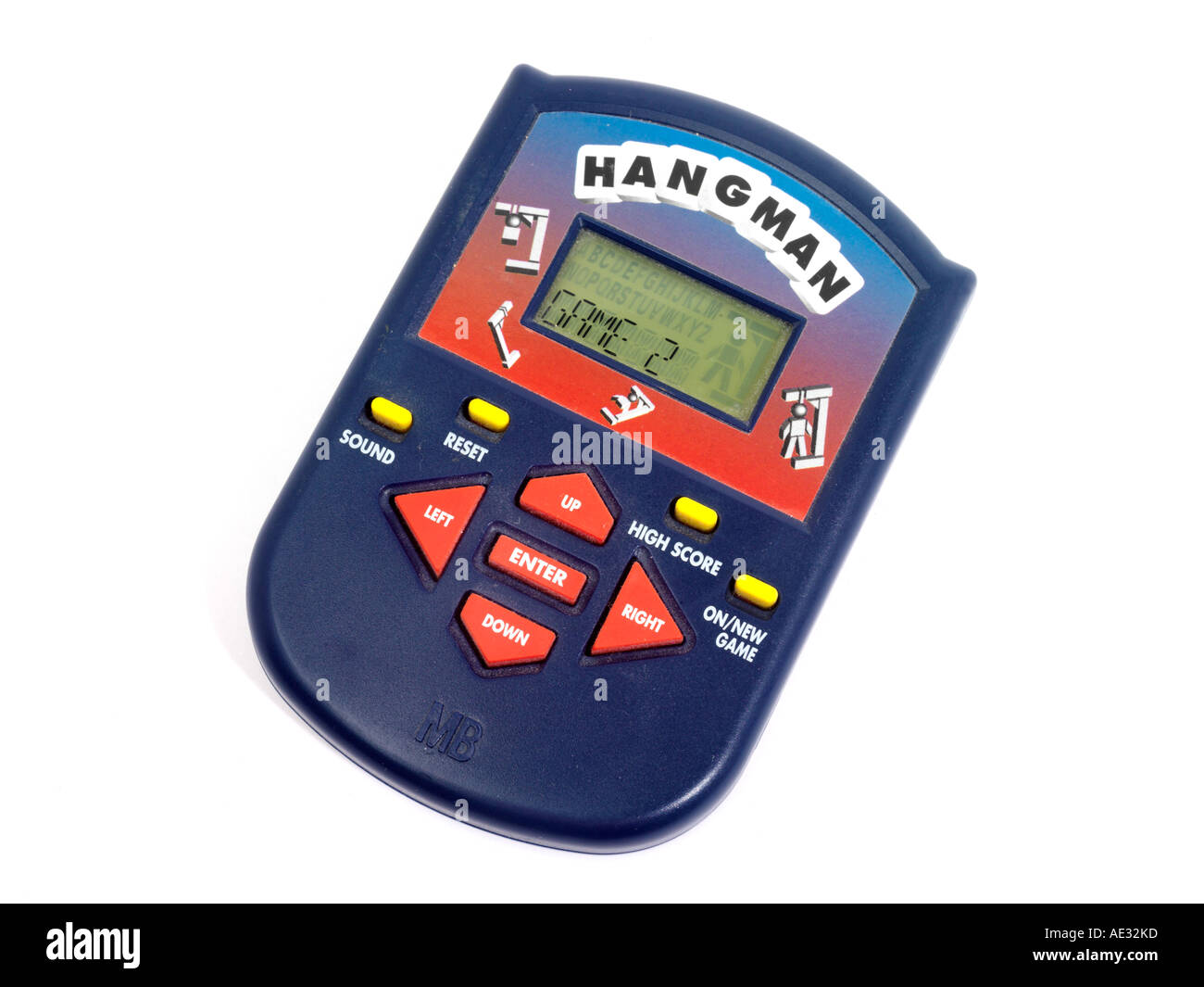 Small Handheld Game Hangman Stock Photo - Alamy