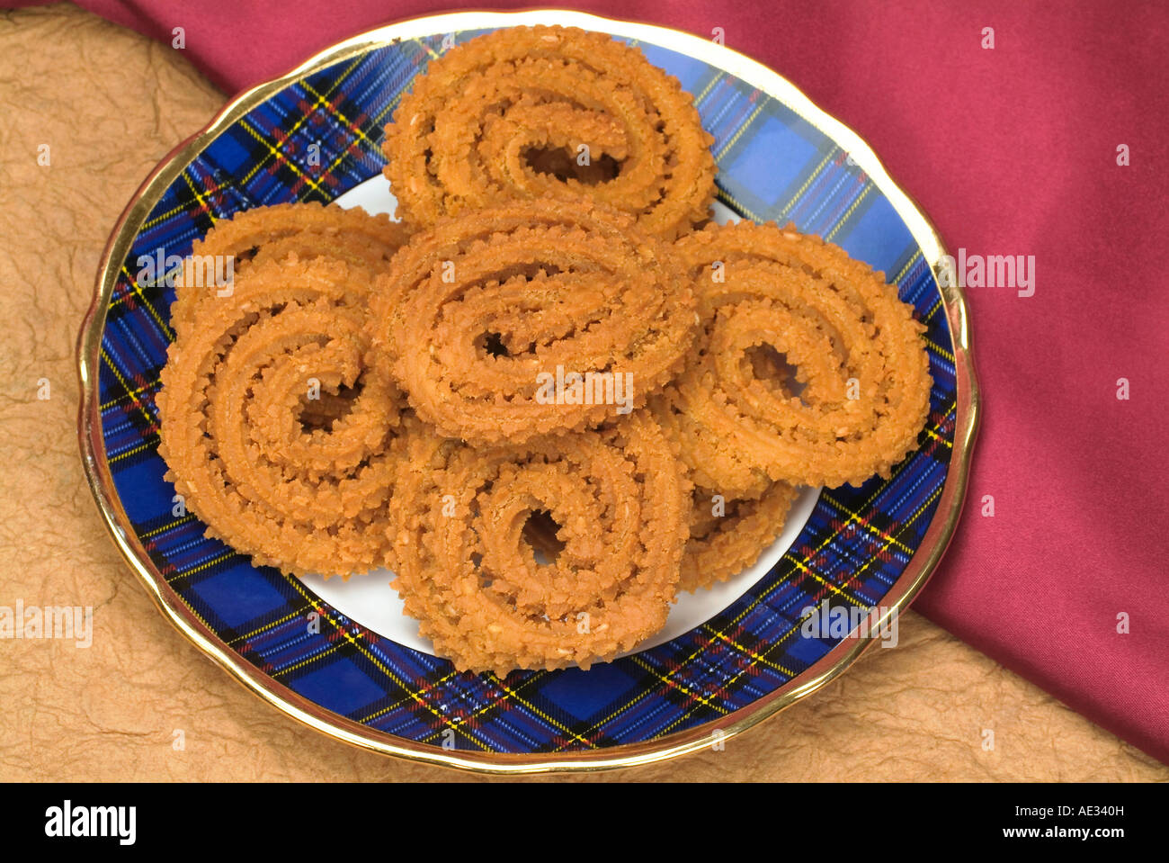 Chakli, A Maharashtrian recipe Stock Photo - Alamy