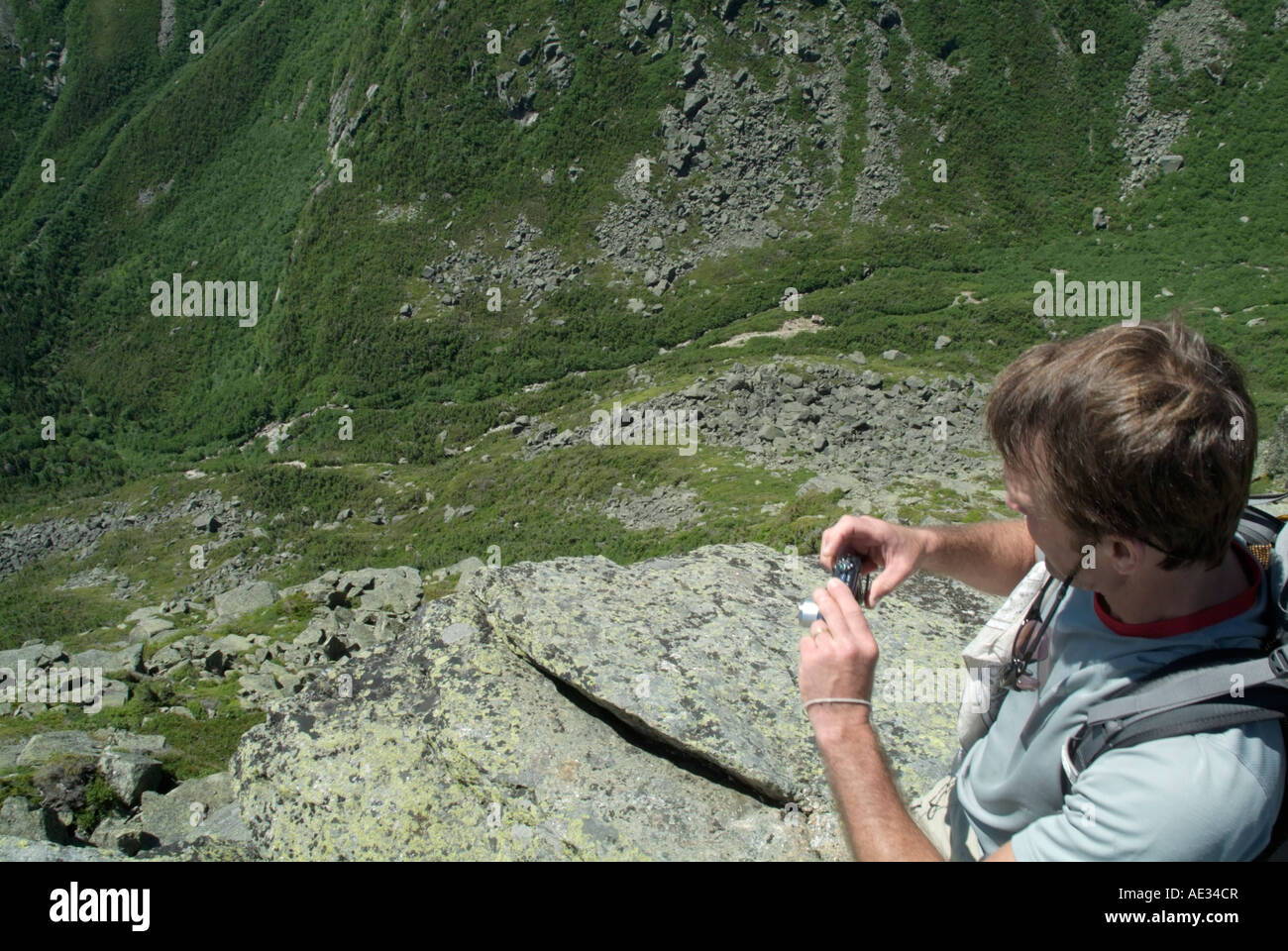 Mount Washington ...Tuckerman Ravine from Lions Head Trail during the ...