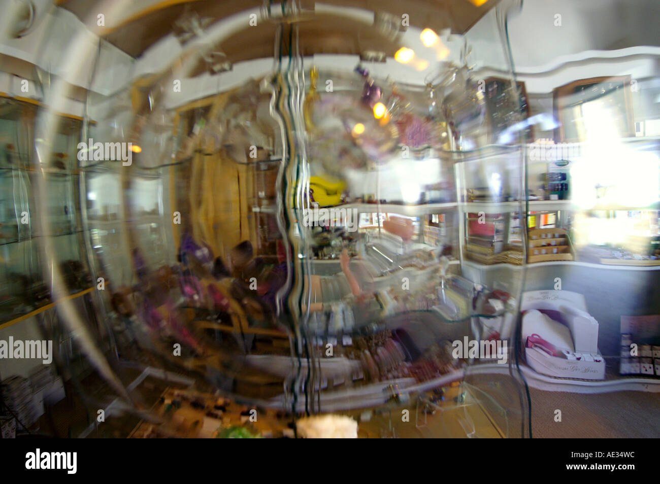 Ripples in glass sheet, english window Stock Photo - Alamy