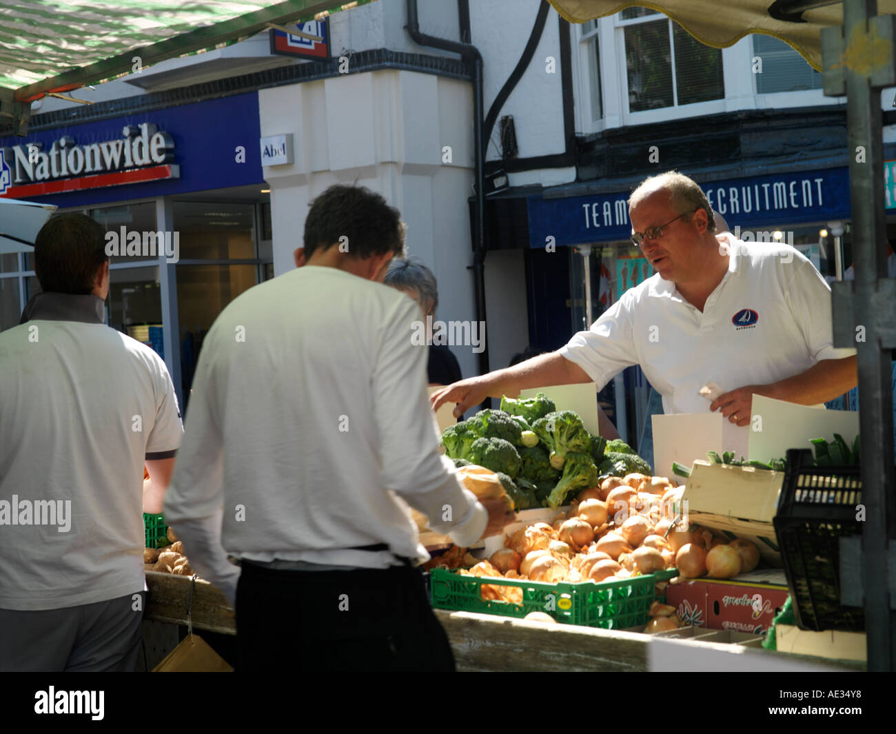 Epsom Surrey England Vegetable Market Selling Fruit and Vegetables ...