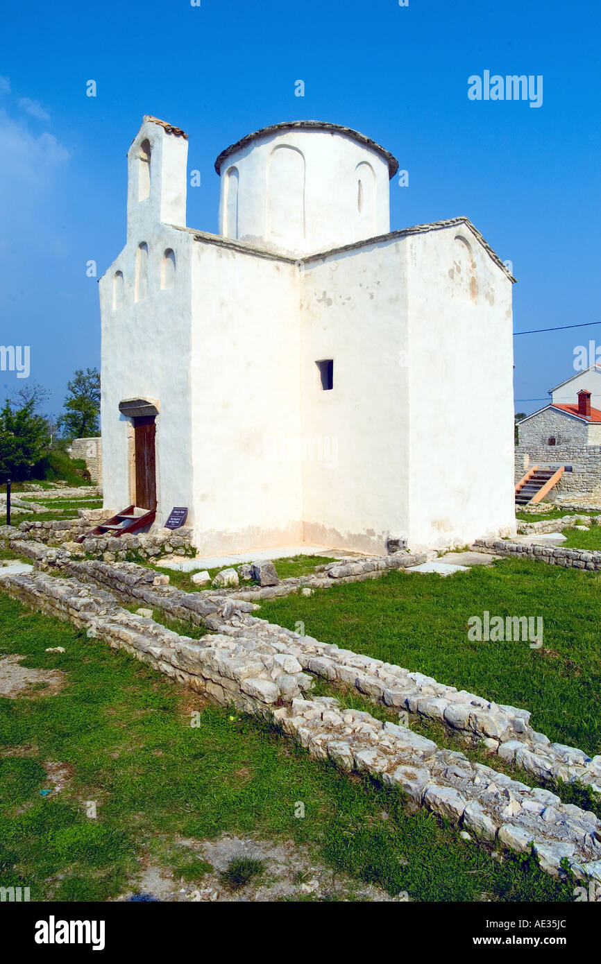 church of the Holy cross in Nin Dalmatian coast Croatia Stock Photo - Alamy