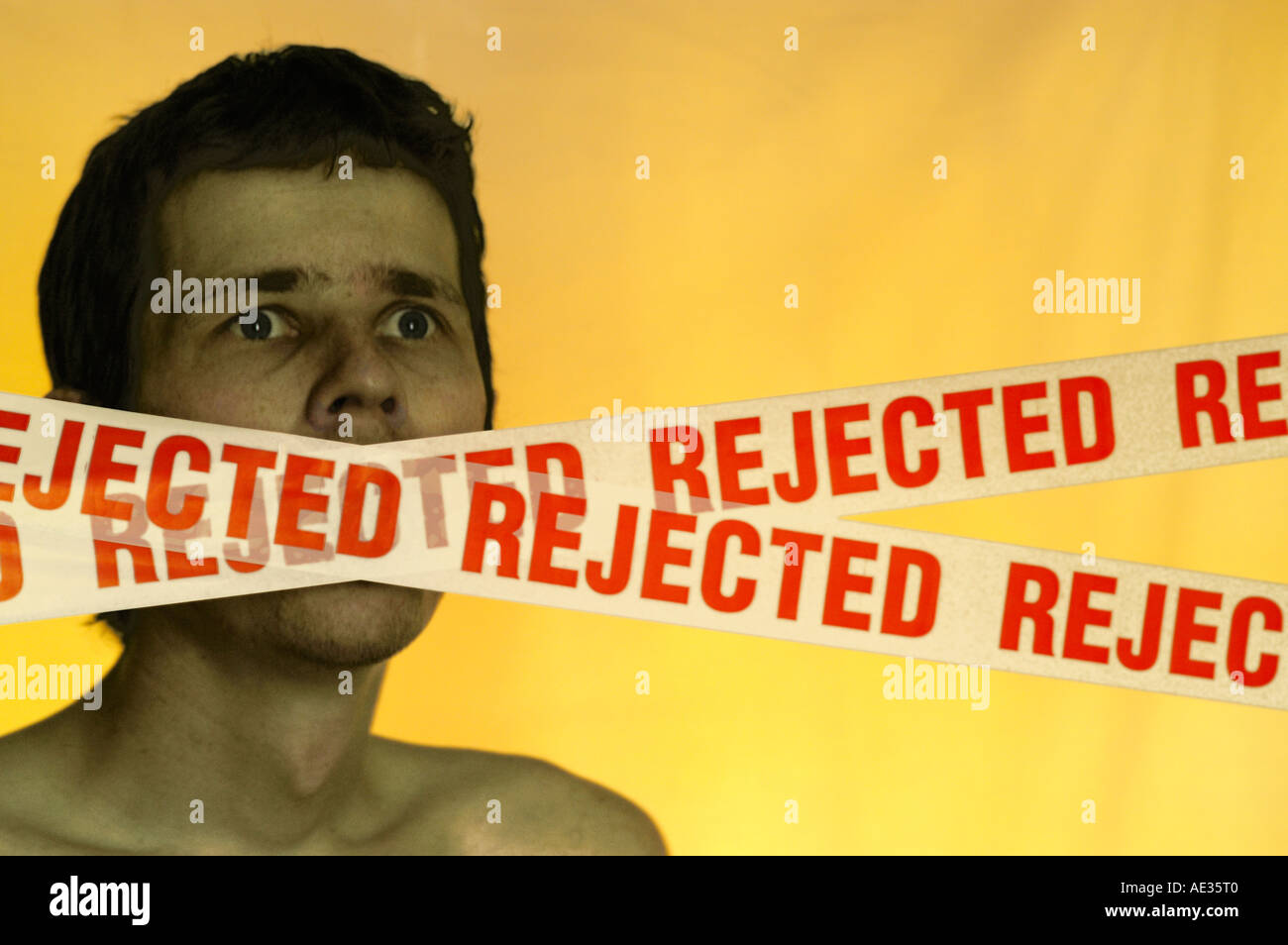 Rejected male hi-res stock photography and images - Alamy